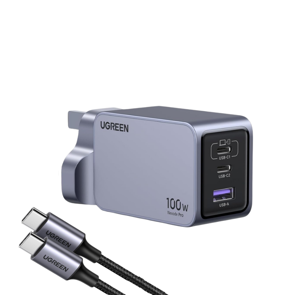 Buy UGREEN Nexode Pro 100W GaN 3-Port Fast Charger With 100W Cable